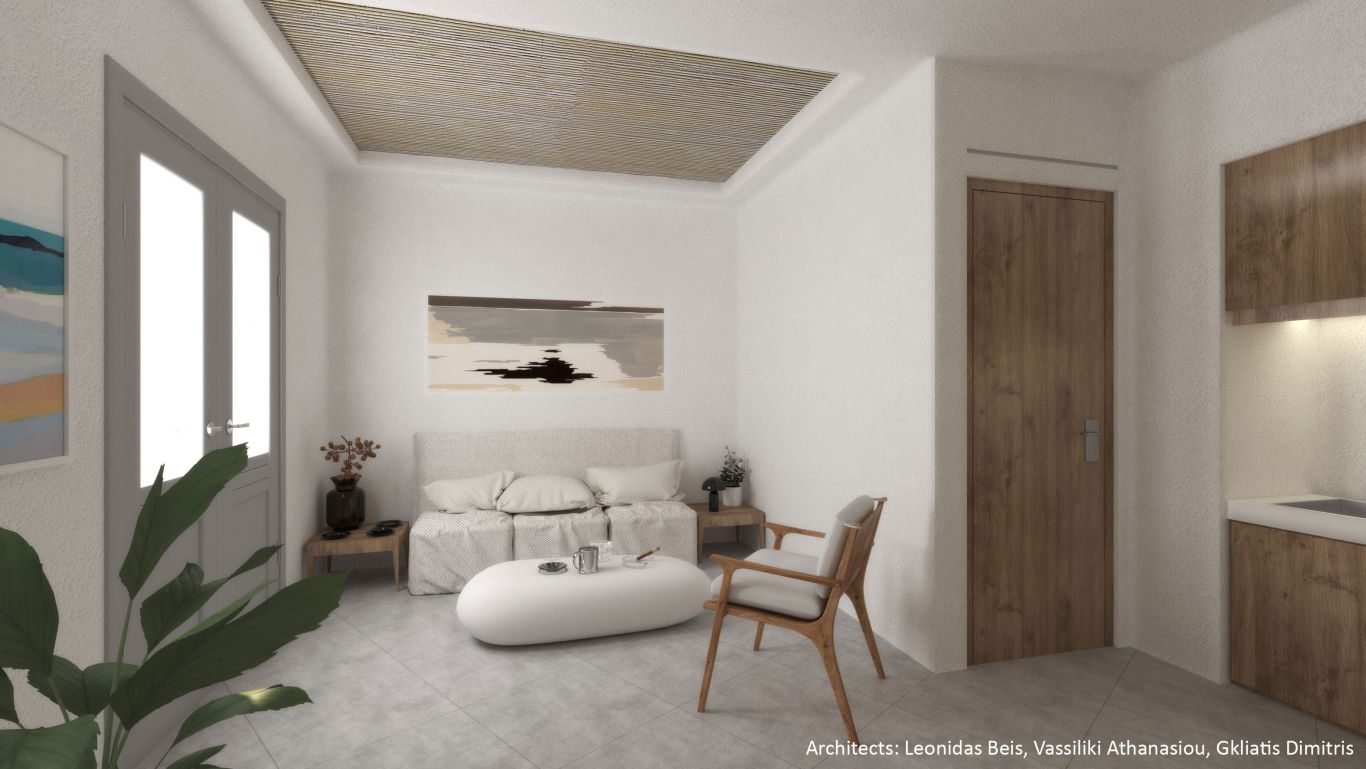 ΣΧΕΔΙΑΣΜΟΣ ΕΣΩΤΕΡΙΚΟΥ ΧΩΡΟΥ ΓΙΑ ΞΕΝΟΔΟΧΕΙΟ ΠΕΝΤΕ ΑΣΤΕΡΩΝ